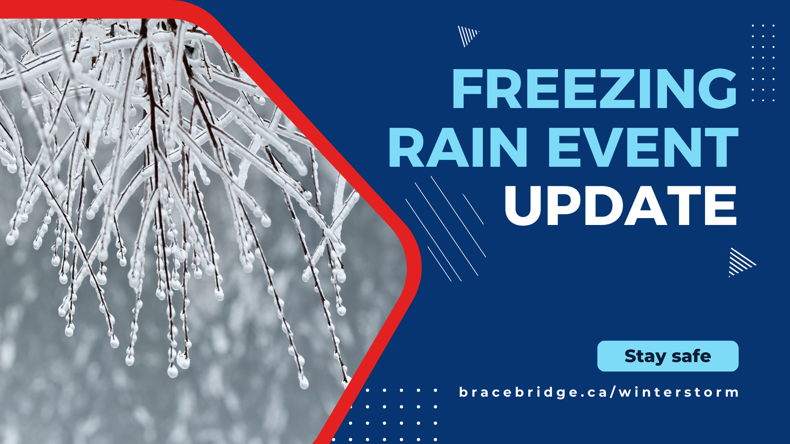 Town of Bracebridge continues to recover from freezing rain event ...